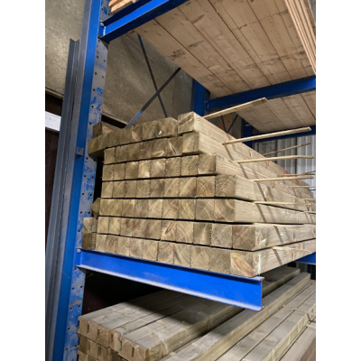 Vierkante autoclaaf houten balk 300 x 12 x 12 cm